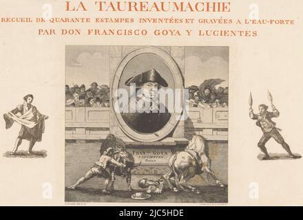 Francisco De Goya - Scene Bullfight Stock Photo - Alamy