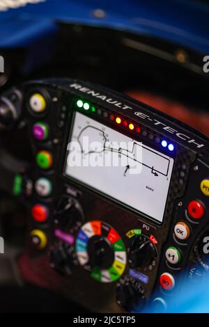 Alpine F1 Team steering wheel, volant, during the Formula 1 Aramco pre ...