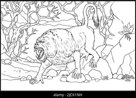 Prehistoric primates gigantopithecus, dinopithecus and australopithecus ...