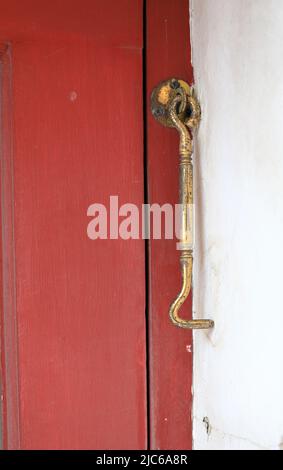 Vintage window latches or metal shutter hook or window hook mounted on ...