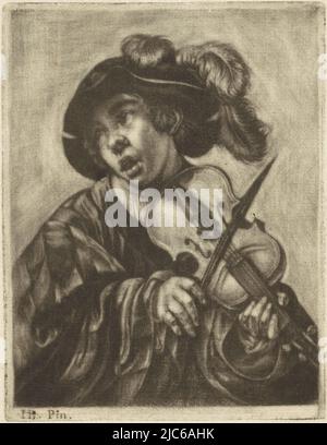 Portrait of Daniel Boon. The painter and musician Daniel Boon as a ...