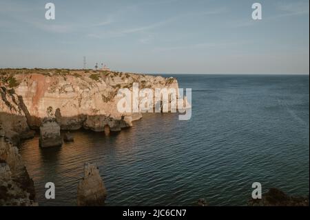 Viewpoint of Ponta de Piedade in the Algarve in Lagos, Portugal Stock ...