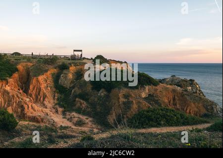 Viewpoint of Ponta de Piedade in the Algarve in Lagos, Portugal Stock ...