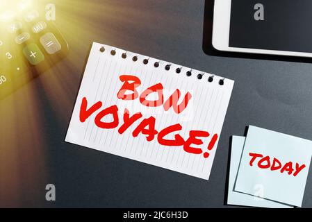 Handwriting text Good Trip. Internet Concept A journey or voyage,run by ...