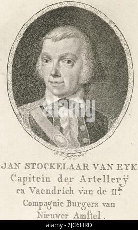 Portrait of Jan Stockelaar van Eyk, François Joseph Pfeiffer (I), 1787 ...