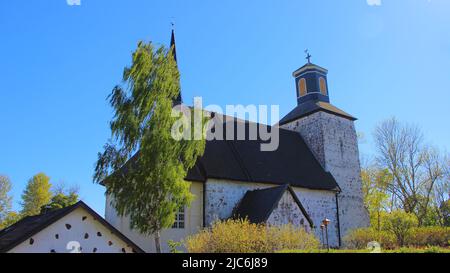 Lemlandin kirkko, 1200-luku, Lemland Stock Photo - Alamy