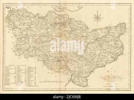 "A map of Kent from the best authorities". County map. CARY 1806 old ...
