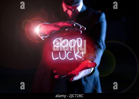 Conceptual caption Good Luck. Concept meaning A positive fortune or a ...