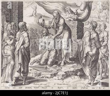 David is anointed by Samuel; Van Saul, David, and Goliath; History of ...