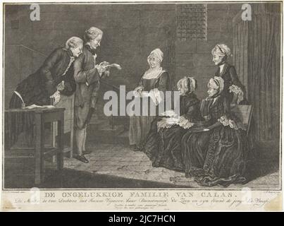 CALAS FAMILY IN PRISON Stock Photo - Alamy