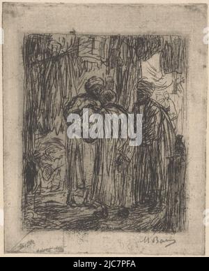 Ottoman merchants. Three men in oriental clothing in conversation Stock ...