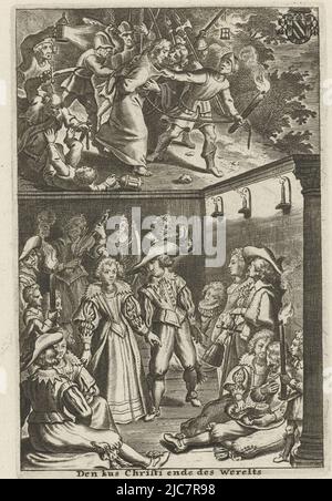 Christ is captured by soldiers in the Garden of Gethsemane. Judas ...