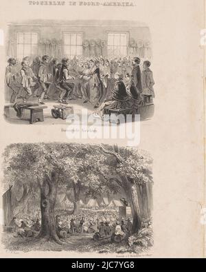 Quakers and methodists in America, Carel Christiaan Antony Last, 1842 ...