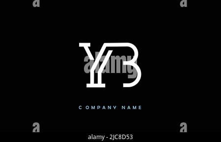 YB, BY Alphabets Letters Logo Monogram Stock Vector Image & Art - Alamy