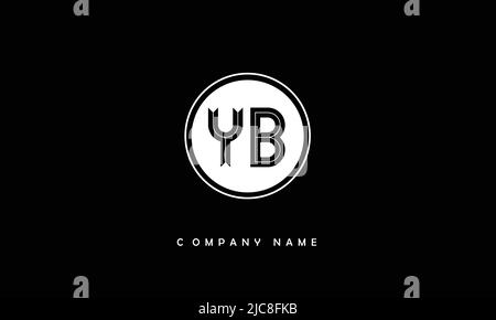 YB, BY Alphabets Letters Logo Monogram Stock Vector Image & Art - Alamy