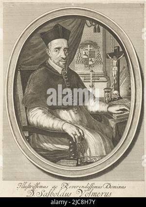 Portrait of Apostolic Vicar Sasbout Vosmaer, François Van Bleyswijck ...