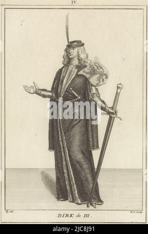 Portrait of Dirk IV, Count of Holland; Graves and gravingen from ...