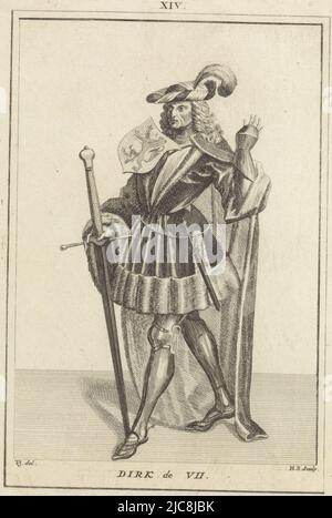 Dirk VII, Count of Holland, by Hendrik van Heessel Stock Photo - Alamy