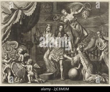 Allegory on the appointment of William III as King of Great Britain ...