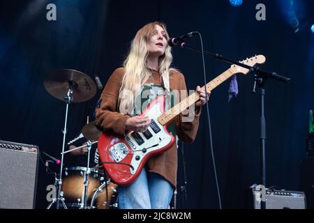 Hester Chambers of Wet Leg on March 2, 2022, at the Pabst Theatre in ...