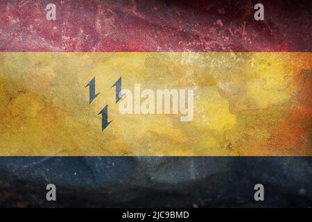 Top view of flag Purmerend, Netherlands. Dutch patriot and travel ...