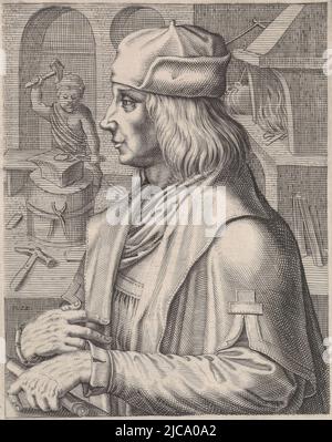 Portrait of Quinten Massijs (I), print maker: Felix Bogaerts, after ...