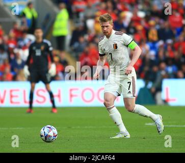 Kevin De Bruyne of Belgium passes the ball during a FIFA Men’s World ...