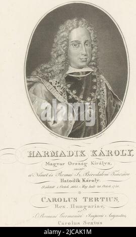 Portrait of Charles VI, Emperor of the Holy Roman Empire, Andreas ...