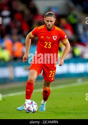 Wales' Wes Burns during the UEFA Nations League match at Cardiff City ...