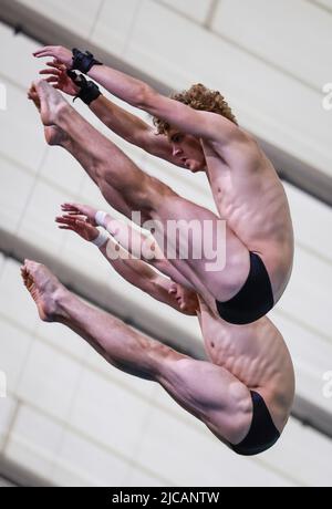 Canada's Nathan Zsombor-Murray, and Rylan Wiens compete in the Mens ...