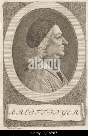 Portrait Johann Jakob Breitinger Stock Photo - Alamy