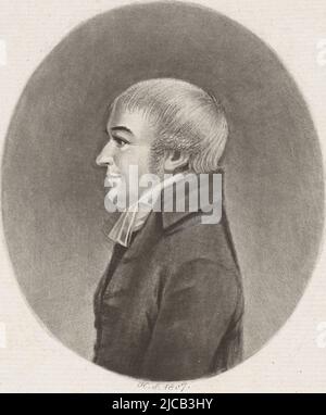 Portrait of the pastor and teacher Johan Wilhelm Statius Muller ...