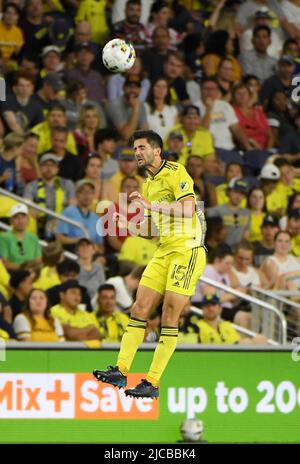 Nashville SC defender Eric Miller against the Seattle Sounders during ...