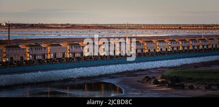 BHP Iron Ore train in Port Hedland, Western Australia Stock Photo - Alamy