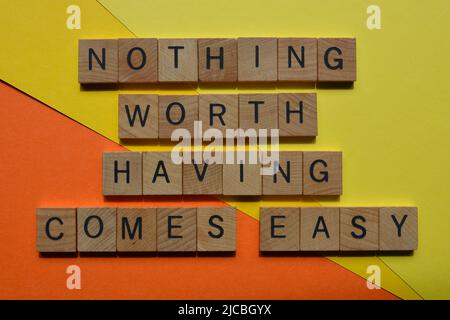 Alphabet letter in word easy on wood background Stock Photo - Alamy