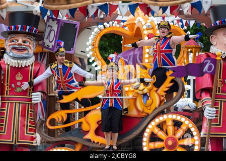 Bridgwater Carnival's Jubilation section of the Queen's Platinum ...