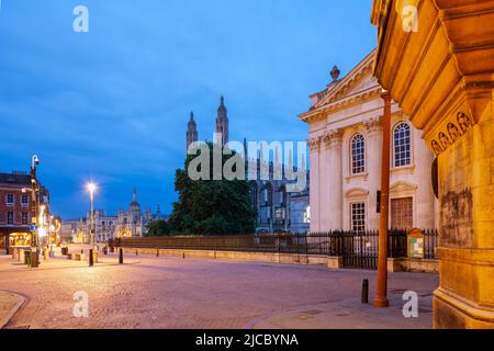 Dawn in Cambridge city centre, England Stock Photo - Alamy