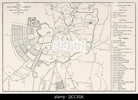 Plan Of Samarkand Stock Photo - Alamy