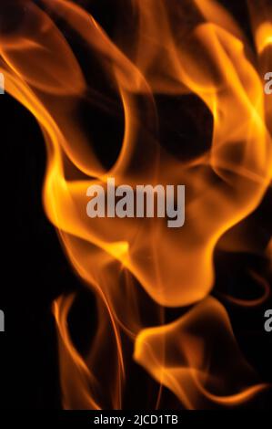 12 June 2022, Baden-Wuerttemberg, Rottweil: Fire raging in a charcoal ...