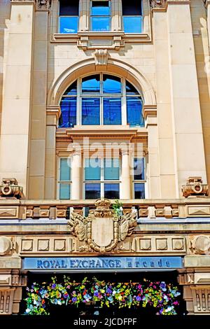 Royal Exchange Arcade, Manchester Stock Photo - Alamy