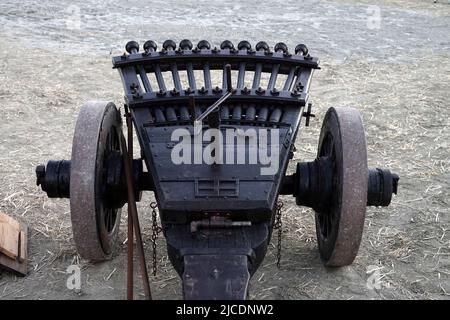A Renaissance cannon faithful reconstruction of Leonardo da Vinci's ...