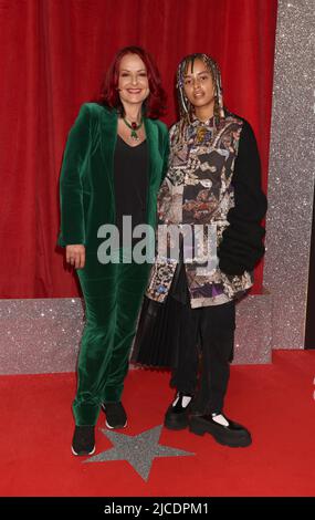 Tylan Grant (right) attends the British Soap Awards 2022 at the Hackney ...