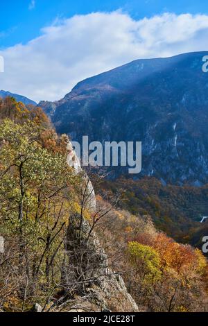 The Cerna Valley Mountains in Romania are known for their natural ...