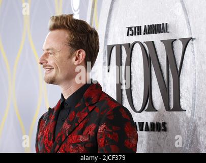 Christopher Wheeldon arrives at the 75th annual Tony Awards on Sunday ...