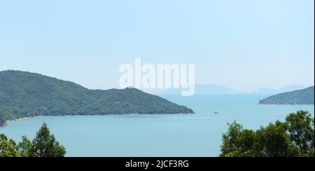Coastal landscapes of Lantau island seen from the section 11 of the ...