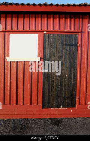 Sweden, Bohuslän, Grebbestad, wooden house, detail Stock Photo - Alamy