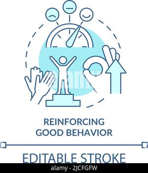 Reinforcing good behavior concept icon Stock Vector Image & Art - Alamy