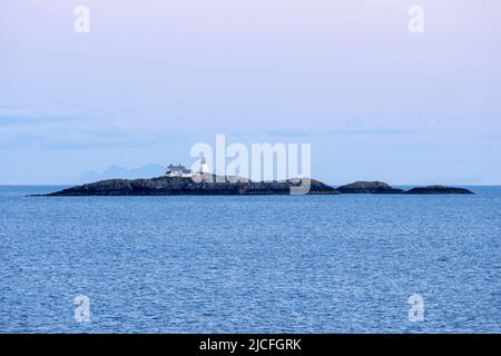 Norway, Lofoten, lighthouse Moholmen fyr Stock Photo - Alamy