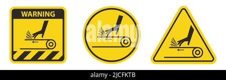 Hand Abrasion Belt Drive Symbol Sign Isolate on White Background,Vector ...