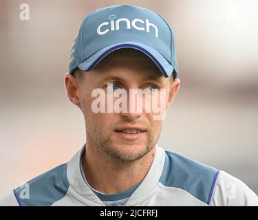 Joe Root of England during the warmup session on day 4 in London ...